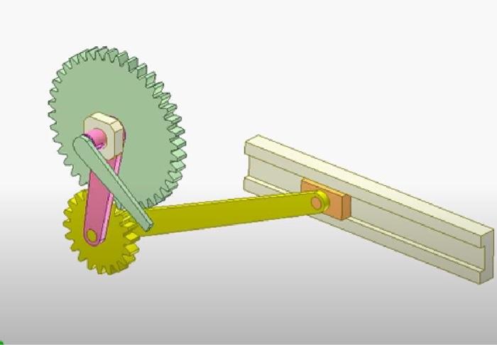 Solved the green output gear has 40 teeth and moves | Chegg.com