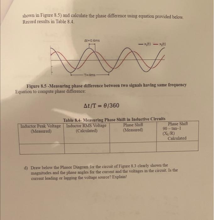 Solved b) Connect a dual channel scope as shown in Figure | Chegg.com