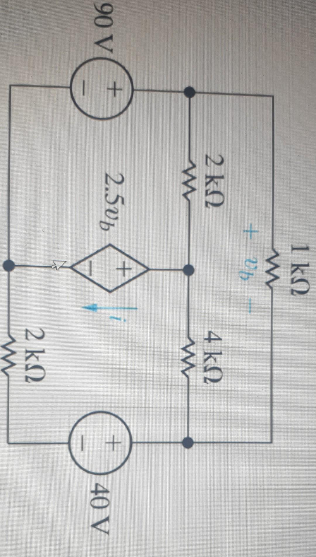 Solved use superposition to find vb and current i in the | Chegg.com