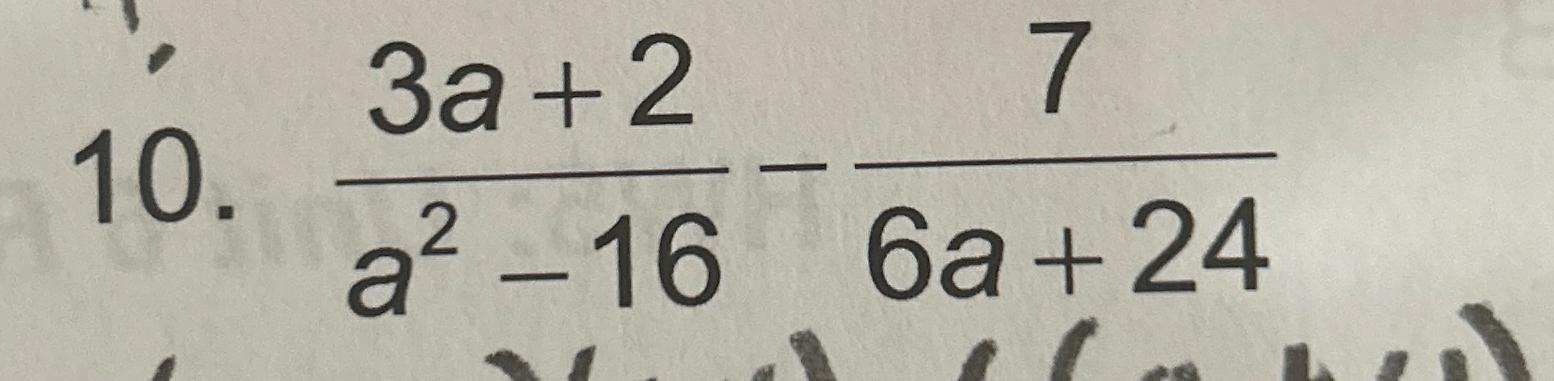 Solved 3a+2a2-16-76a+24 | Chegg.com