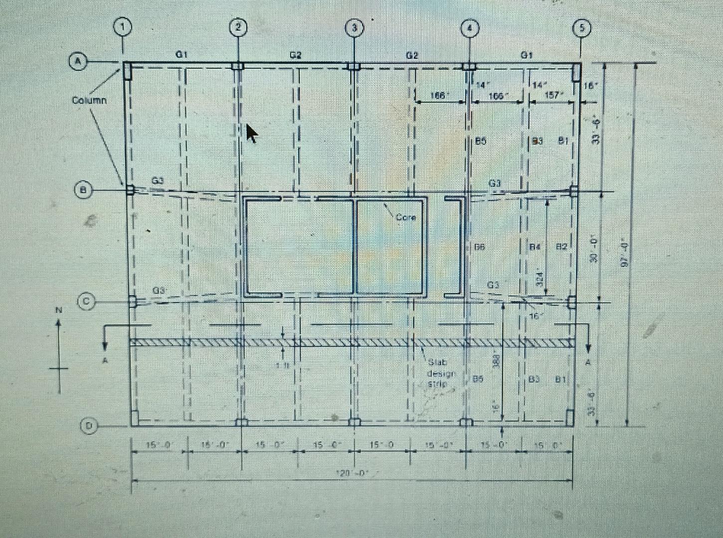 Solved Design the floor beam B3-B4-B3 in Fig. 1. This beam | Chegg.com
