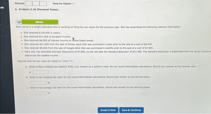 Solved 2020 Individual Tax Rates Noter: | Chegg.com