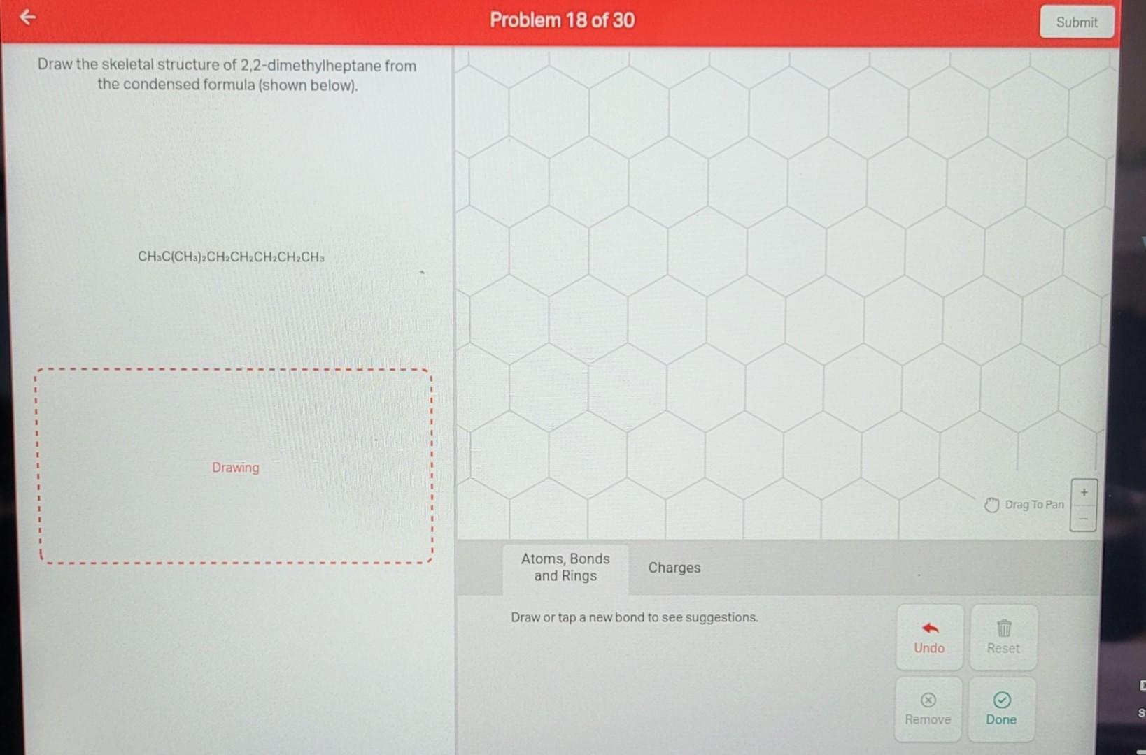 Solved Please help. I need to draw the structure in the | Chegg.com