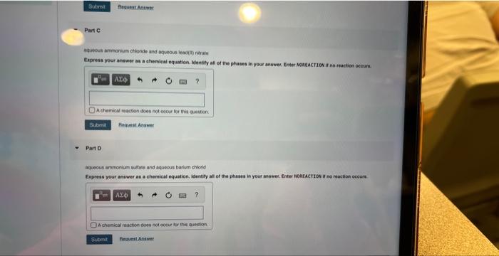 Solved HCl(as2)+H5(NO)2(ag2)→ Fapress your anawer as a | Chegg.com