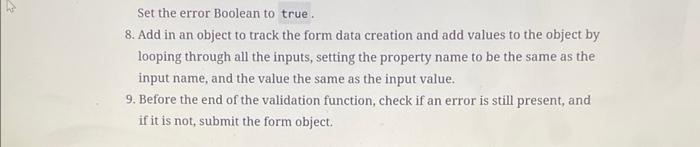 Solved Form validator This project is an example of a | Chegg.com