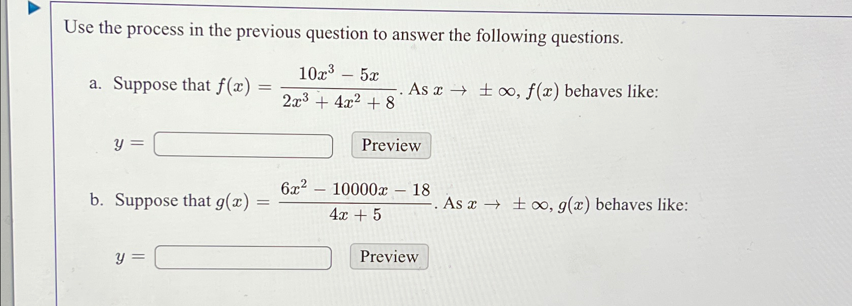 Solved Use the process in the previous question to answer | Chegg.com