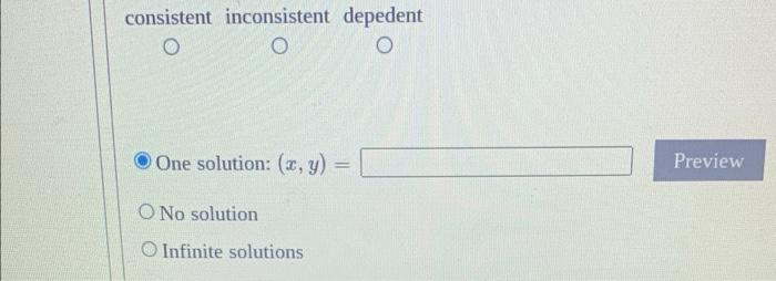 Solved Graph the system of equations and state whether the | Chegg.com