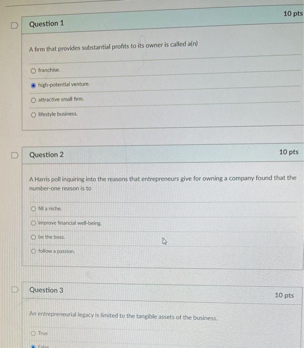 Solved A firm that provides substantial profits to its owner | Chegg.com
