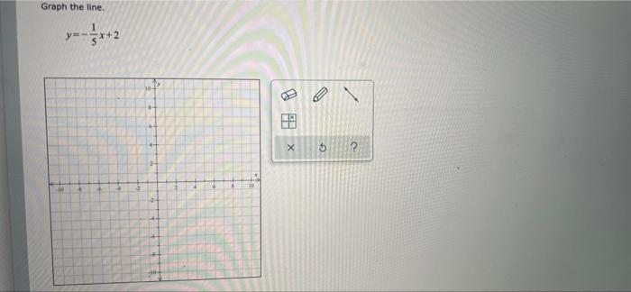 Solved Graph the line 1 y=- 10 X 2 | Chegg.com