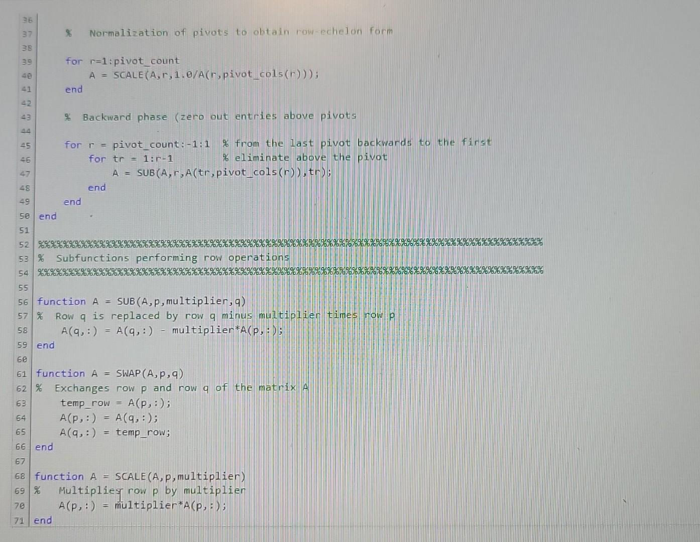 Solved (For Matlab (Math 337) Objective 1 is complete, I | Chegg.com