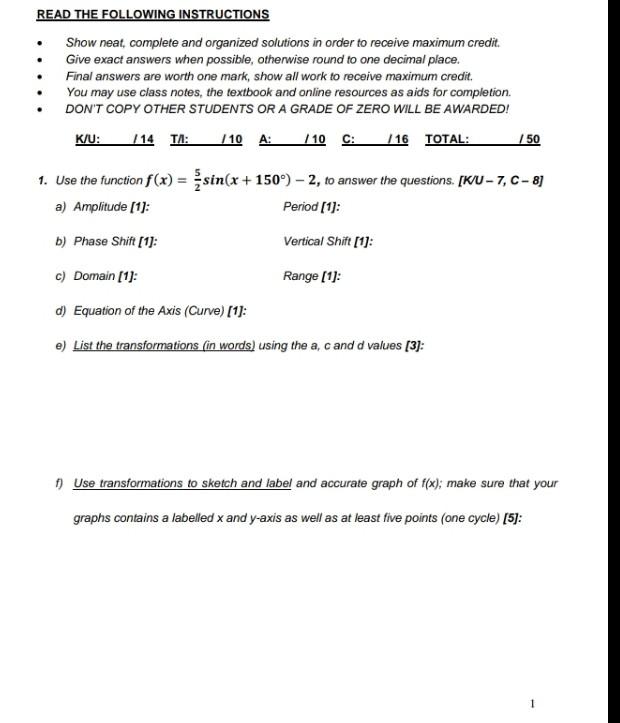 Solved solve this and provide complete organized solutions | Chegg.com