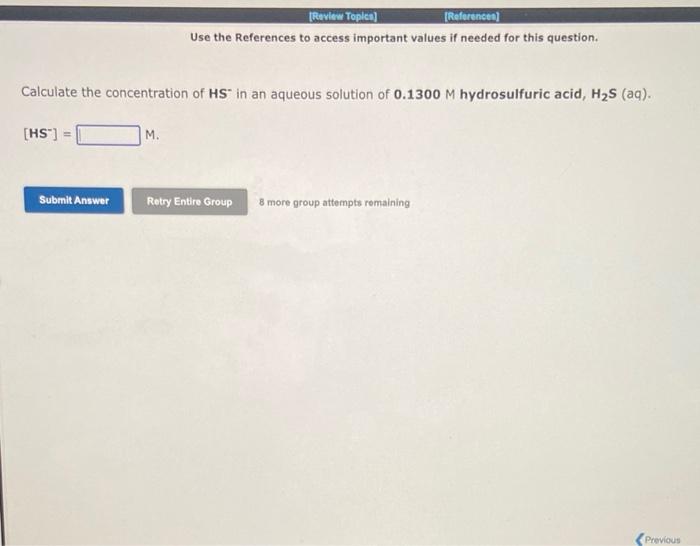 Solved Calculate the hydronium ion concentration in an | Chegg.com