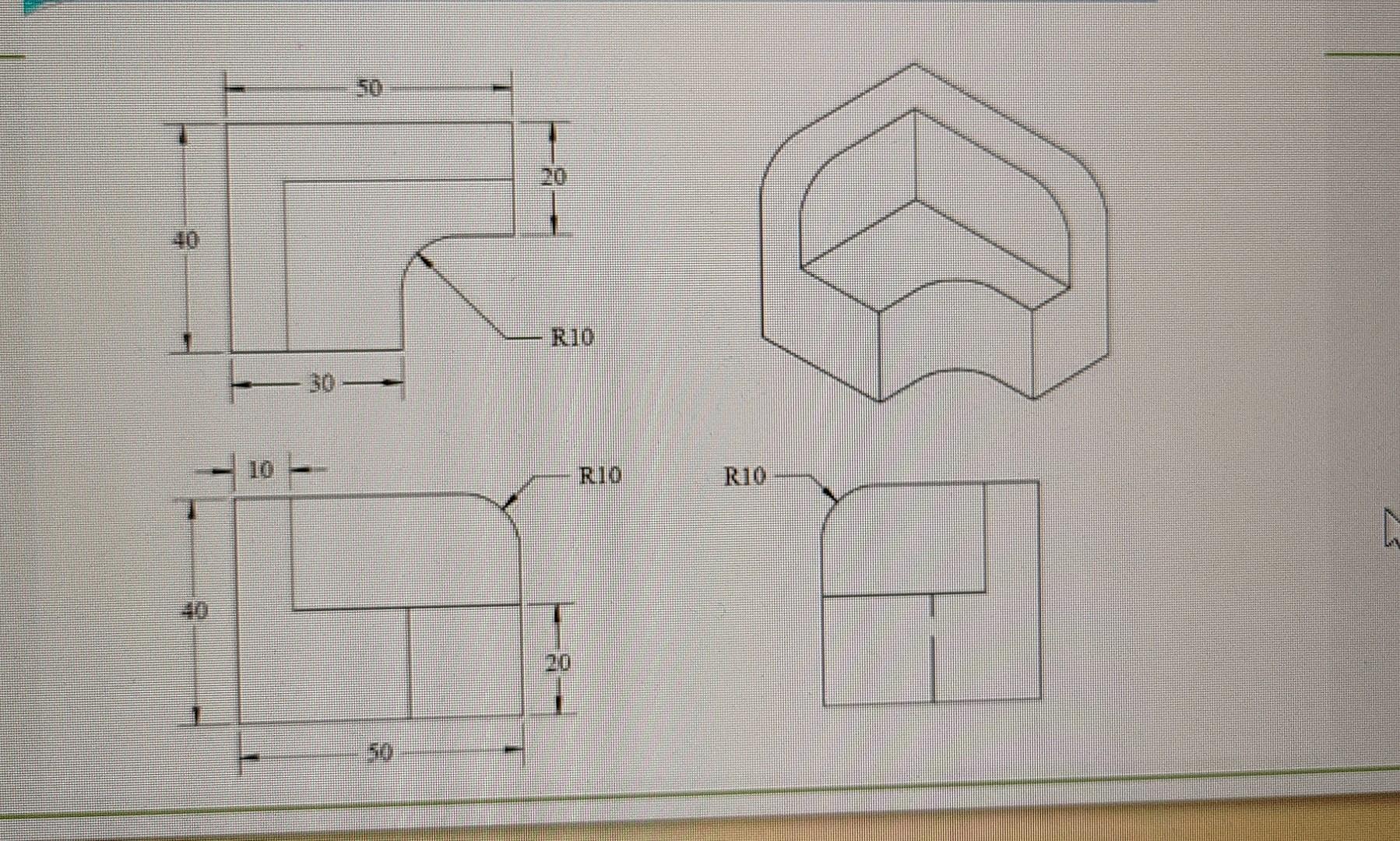 Solved how to draw this using solid work | Chegg.com