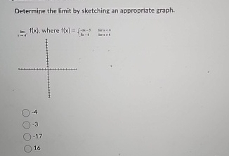Solved Determine the limit by sketching an appropriate | Chegg.com