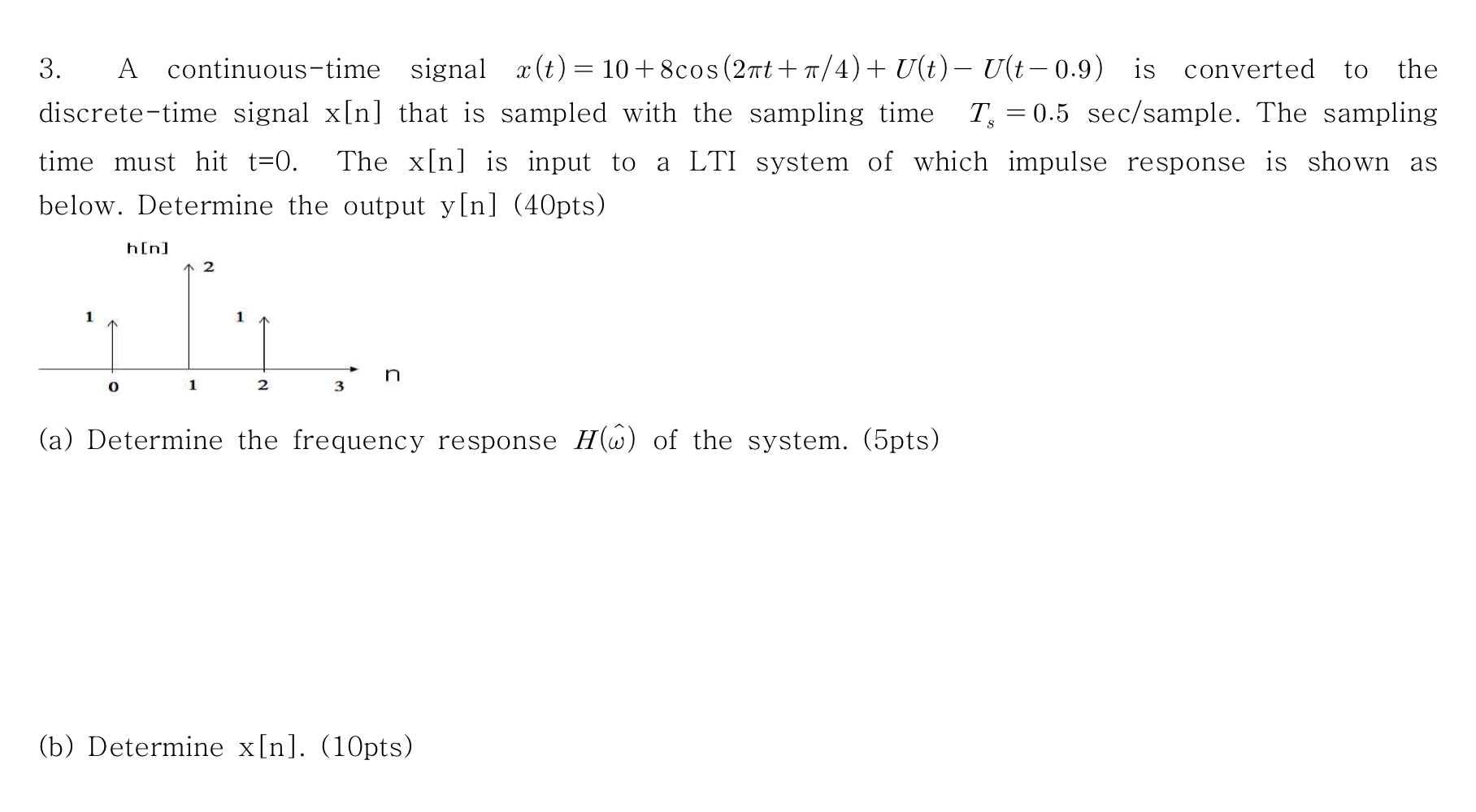 Solved A continuous-time signal | Chegg.com