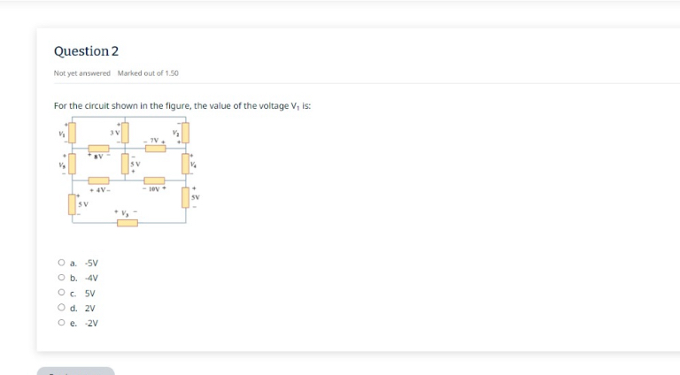 Question 2Not yet answered Marked out of 1.50For the | Chegg.com