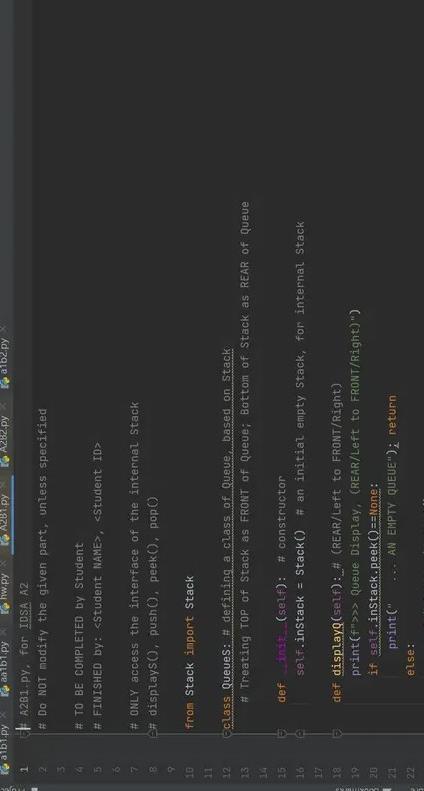 Solved A2B1 (10 marks) Develop a Stack-based Queue having an | Chegg.com