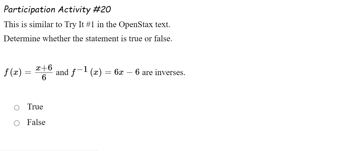 Solved Participation Activity #20This is similar to Try It | Chegg.com