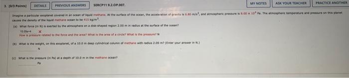 Solved to innet4 it ofxcauses the derecy of the lipuid | Chegg.com