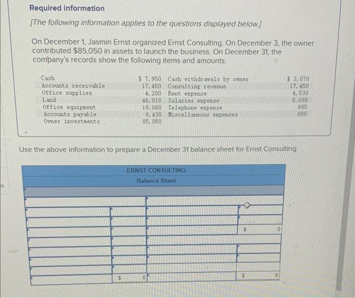 Solved Required information [The following information | Chegg.com