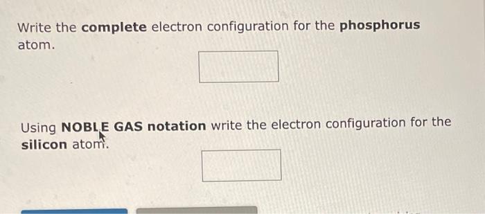 Solved Write the complete electron configuration for the | Chegg.com