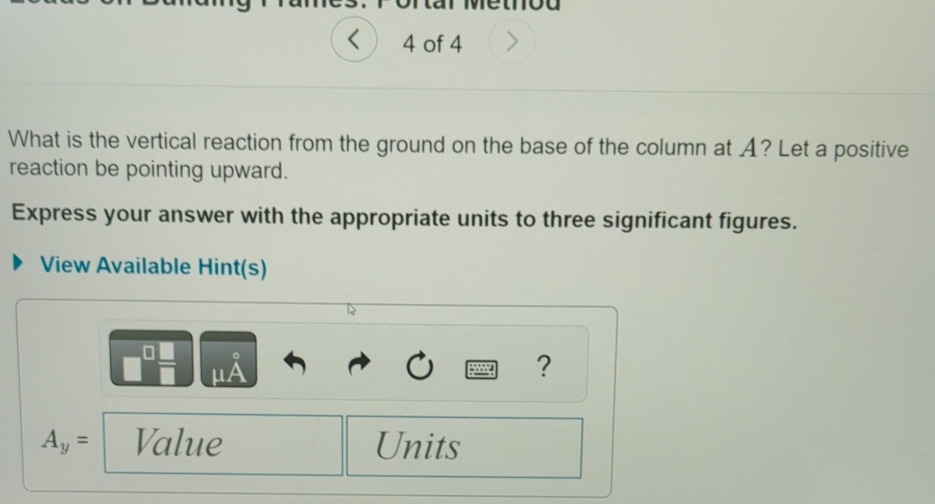 Solved Learning Goal: To use the portal method to | Chegg.com