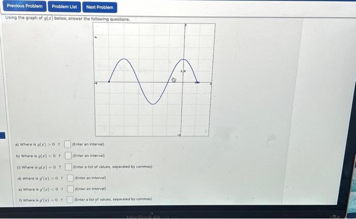 Solved f(x)=6x+x6 (A) Use interval notation to indicate | Chegg.com