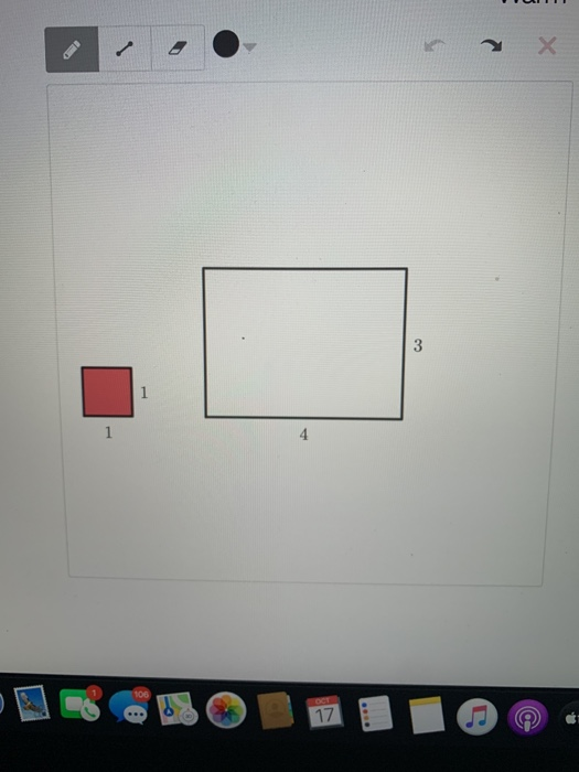 Solved How many unit squares will it take to fill this | Chegg.com