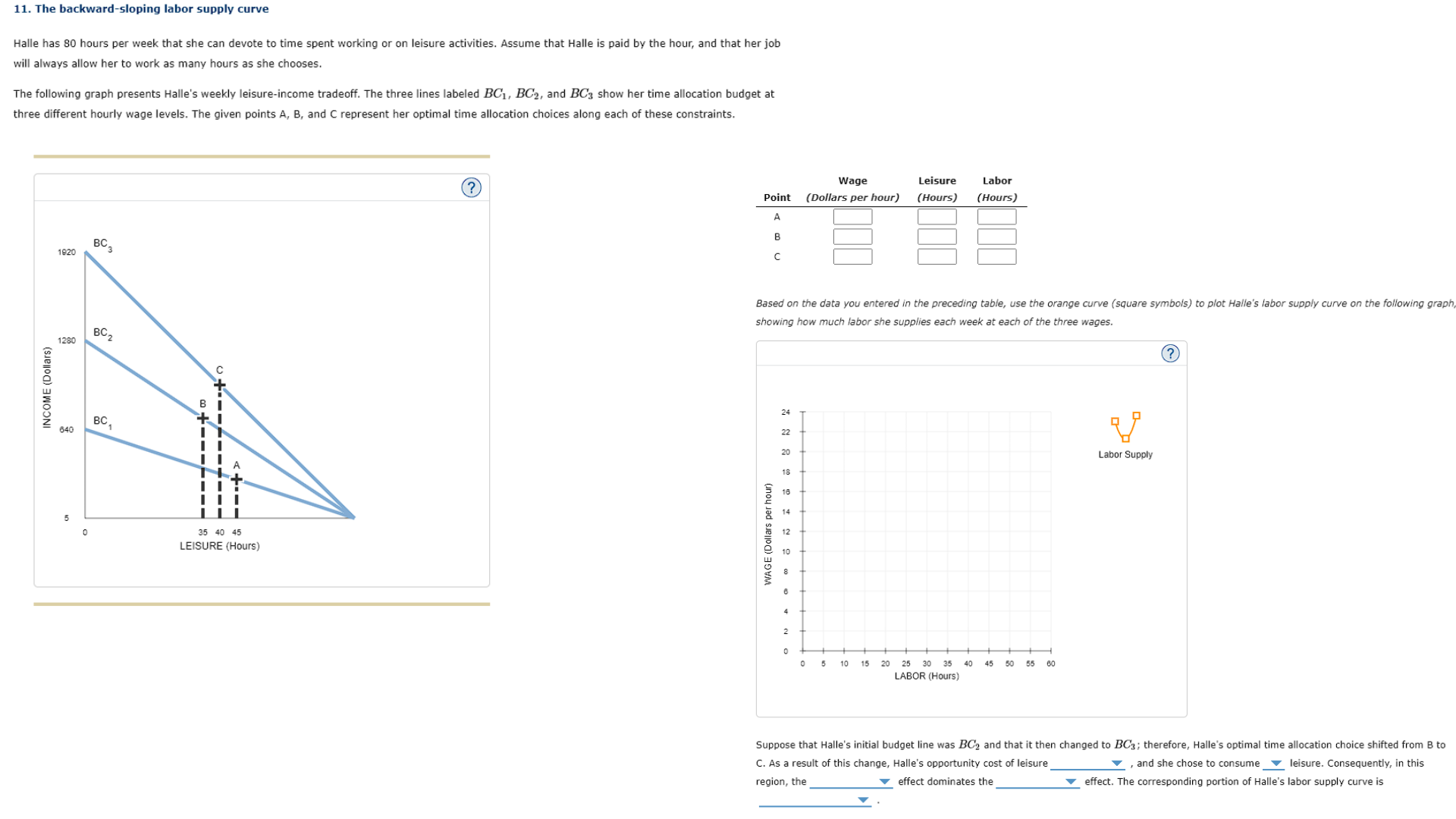 Solved Halle has 80 ﻿hours per week that she can devote to | Chegg.com