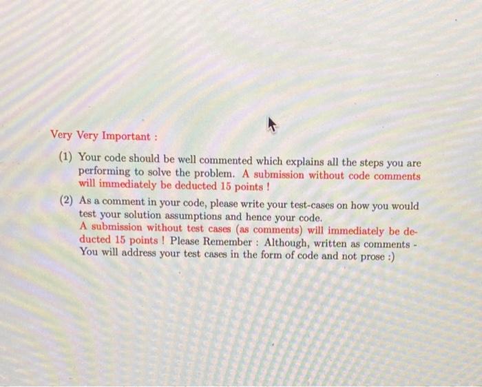 Solved Kindly use java and use comments for better | Chegg.com