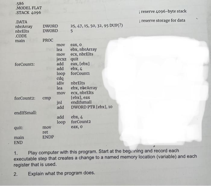Solved 1. Play computer with this program. Start at the | Chegg.com