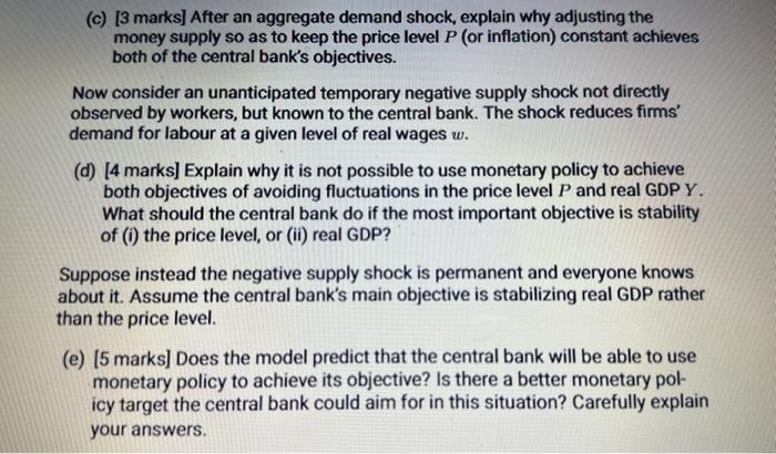 Solved 8. Consider the worker-misperceptions model of | Chegg.com
