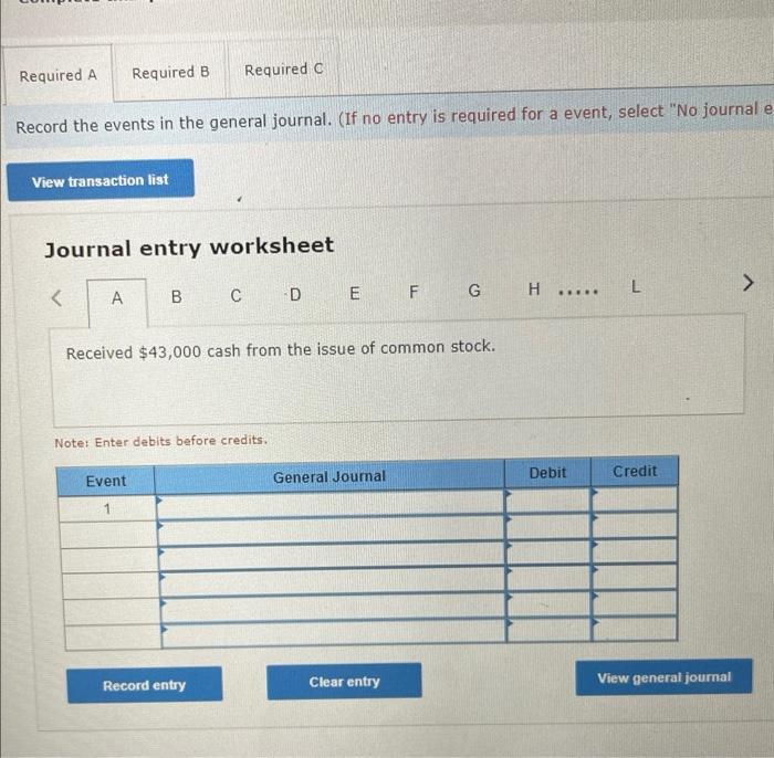 Solved The following events apply to Complete Business | Chegg.com