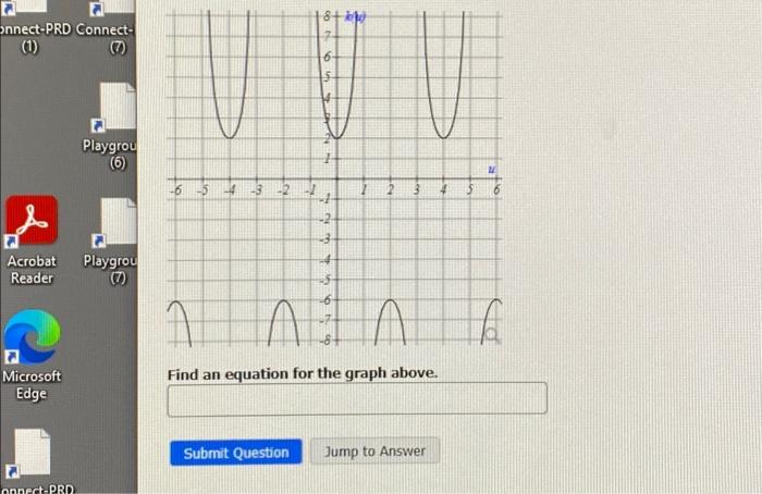 [Solved]: Find the Equation for the graph above Find an equa