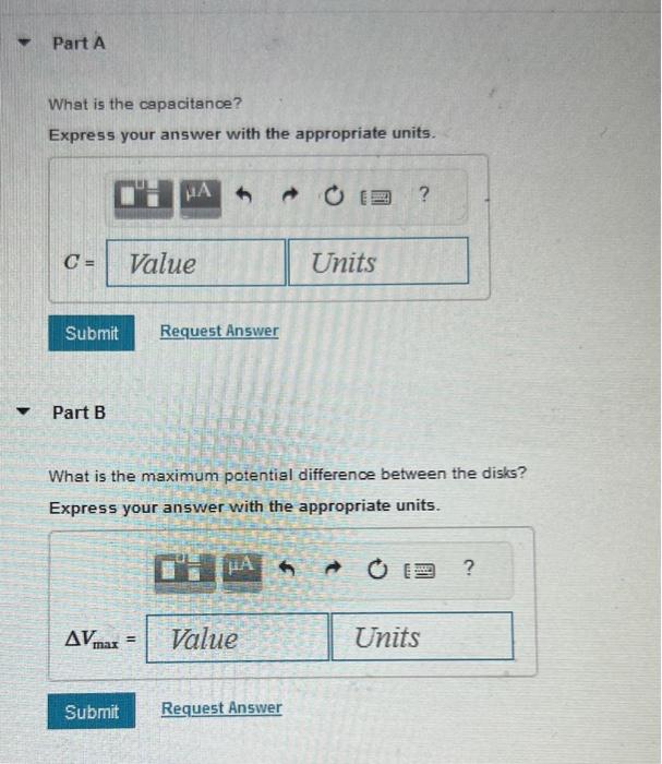 [Solved]: Two 6.0cm6.0cm metal plates are separated by a 0.