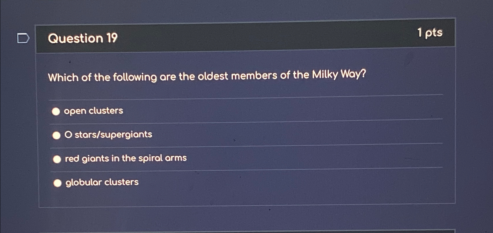 Solved Question 191 ﻿ptsWhich of the following are the | Chegg.com