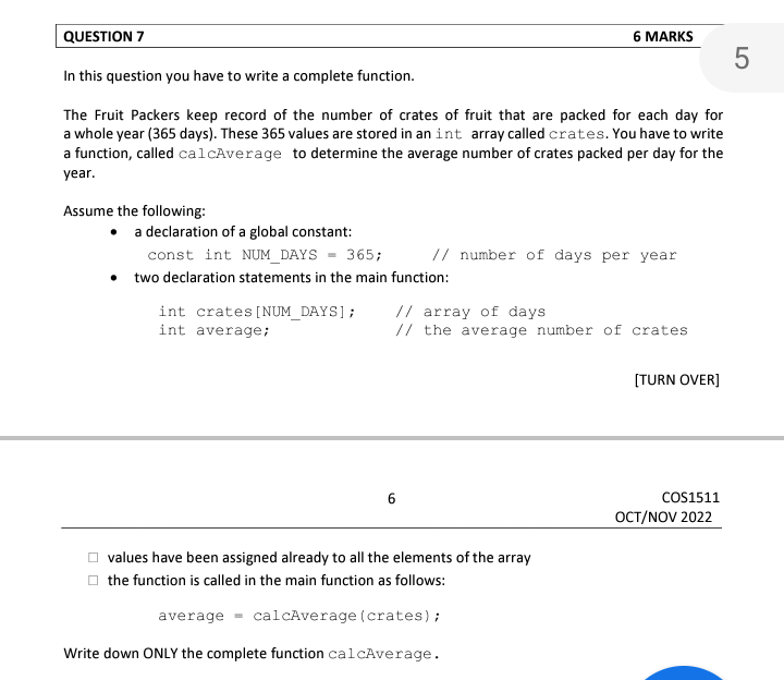 Solved In this question you have to write a complete | Chegg.com