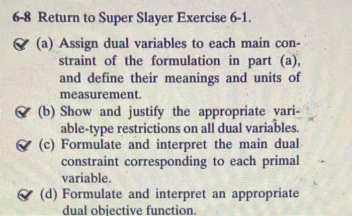 Solved 6-9 Do Exercise 6-8 for the problem of Exercise 6-2 | Chegg.com