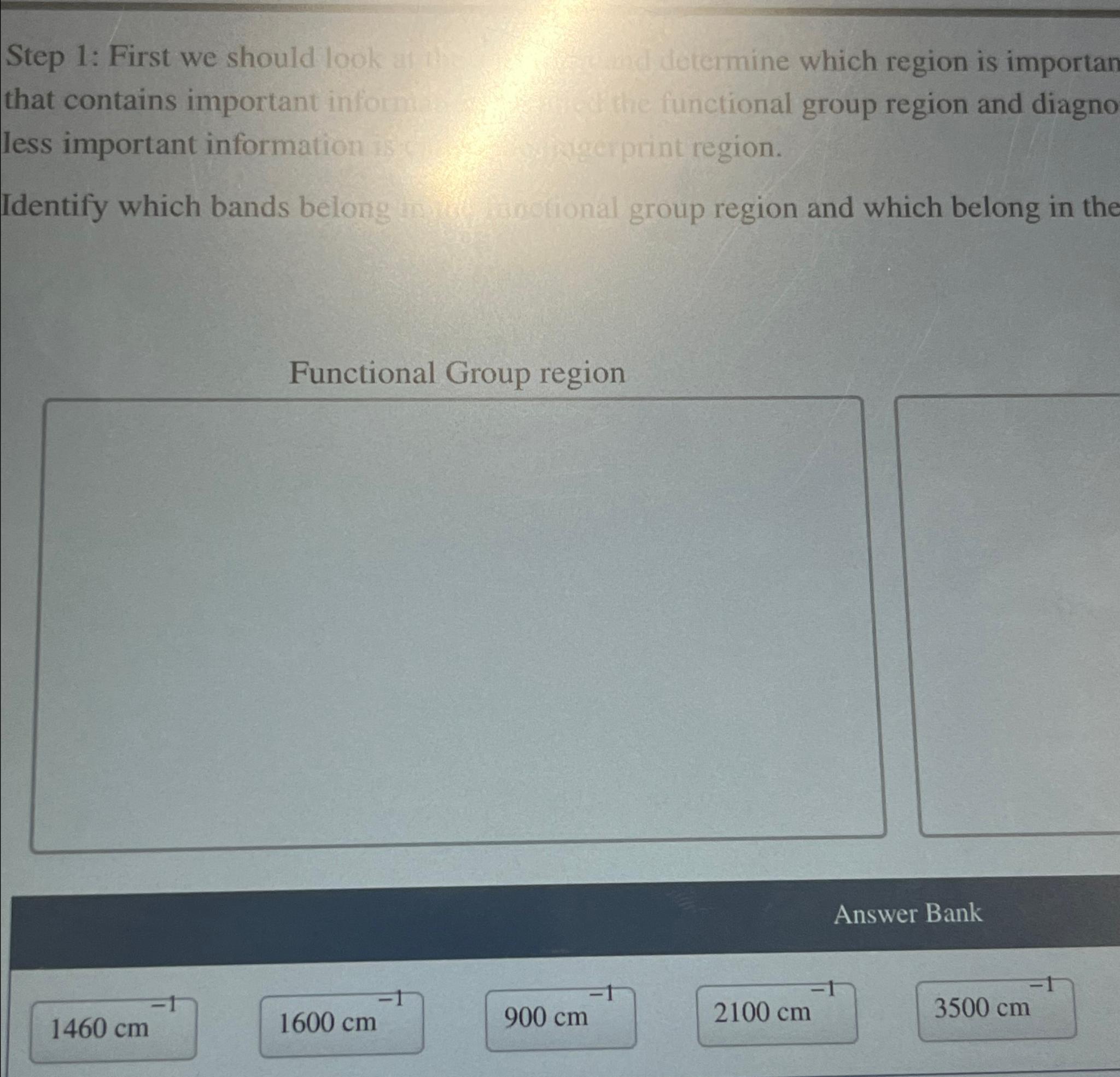 Solved Step 1: First we should look determine which region | Chegg.com