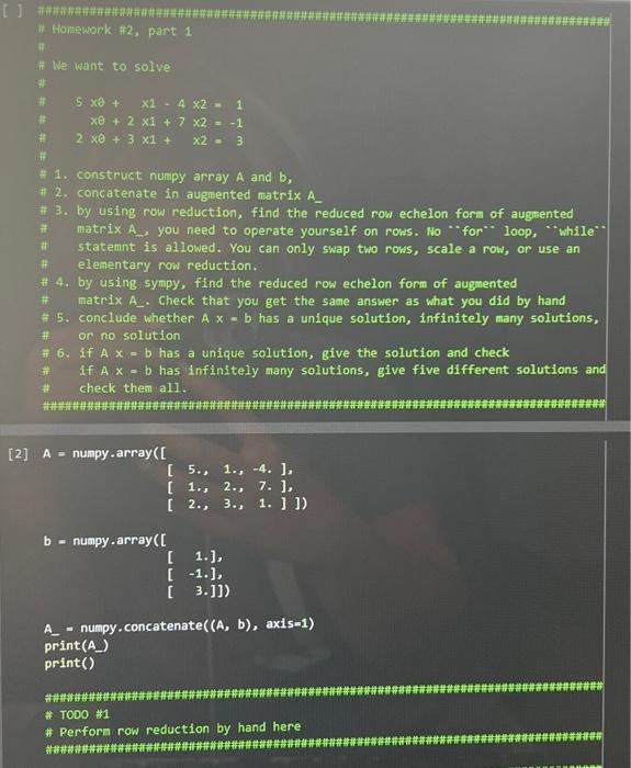 Solved type the answers as 2 different parts: to do 1 & 2 | Chegg.com