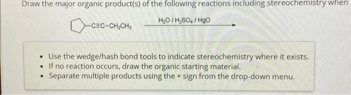Solved - Use the wedge/hash bond tools to indicate | Chegg.com