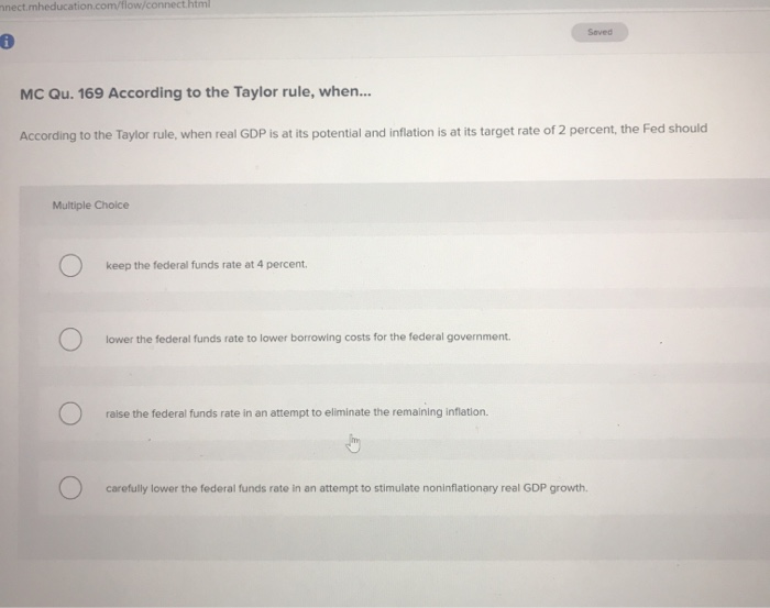 Solved nnect.mheducation.com/flow/connect html MC Qu. 169 | Chegg.com