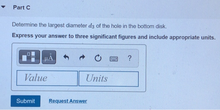 Solved The assembly consists of three disks A, B, and C that | Chegg.com