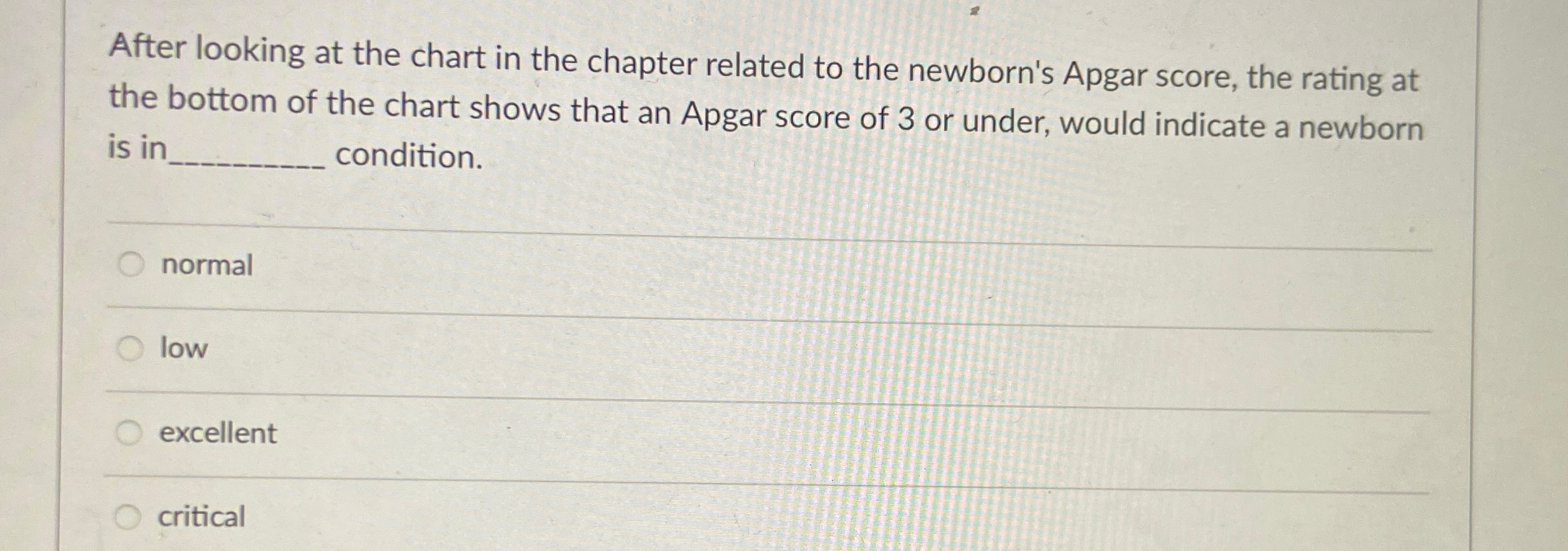 Solved After looking at the chart in the chapter related to | Chegg.com