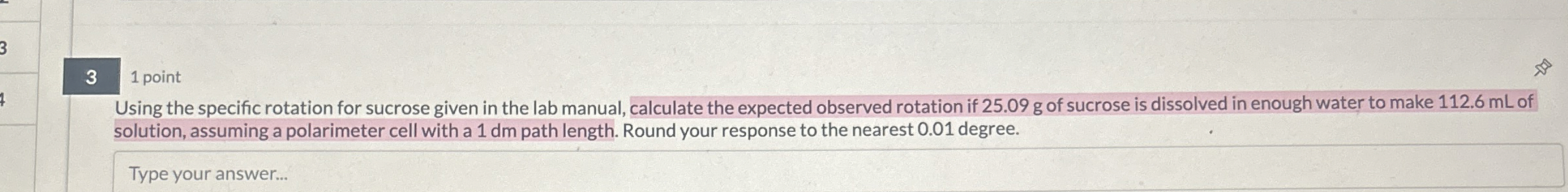Solved Using the specific rotation for sucrose given in the | Chegg.com