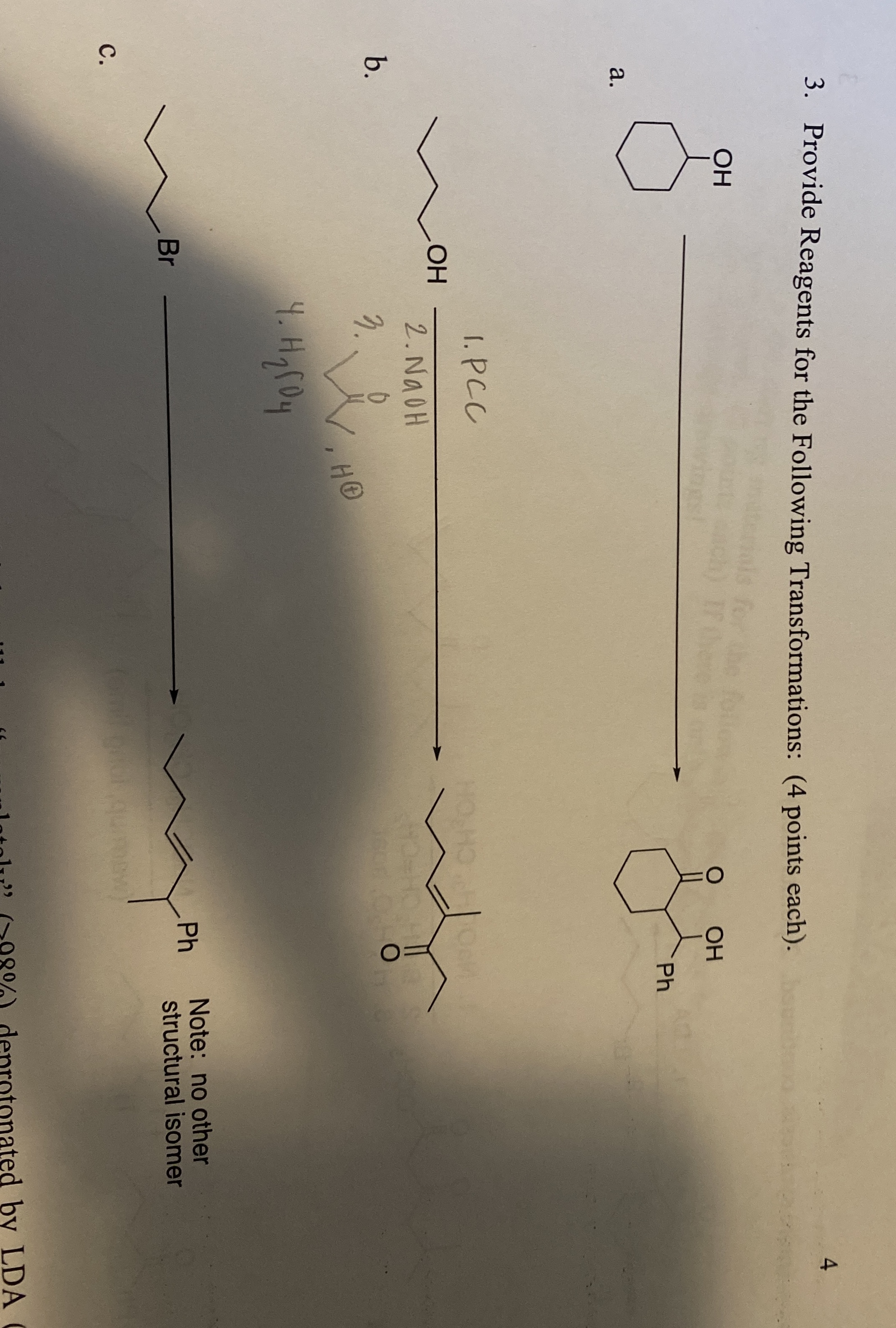 Solved Provide Reagents for the Following Transformations: | Chegg.com