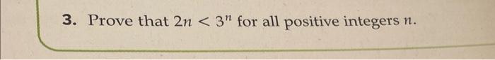 Solved 3. Prove that 2n