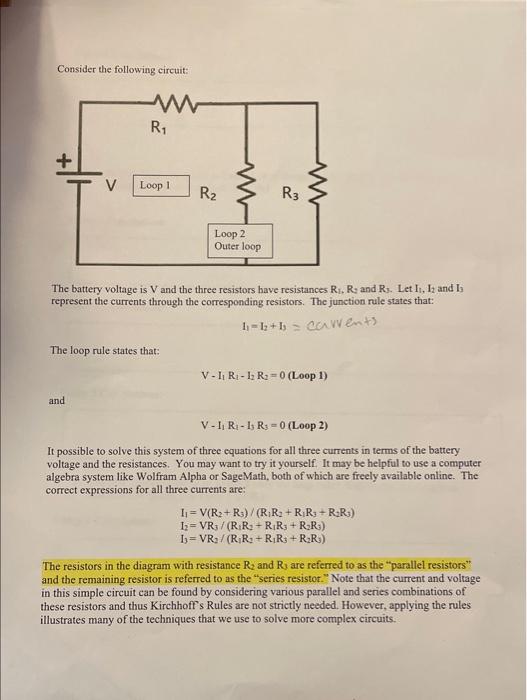 Table 2 : (10 pts) Parallel Resistors Connected To A | Chegg.com Table 2 : (10 pts) Parallel Resistors Connected To A | Chegg.com