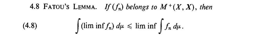 Solved 7.N. Show that Fatou's Lemma holds if almost | Chegg.com