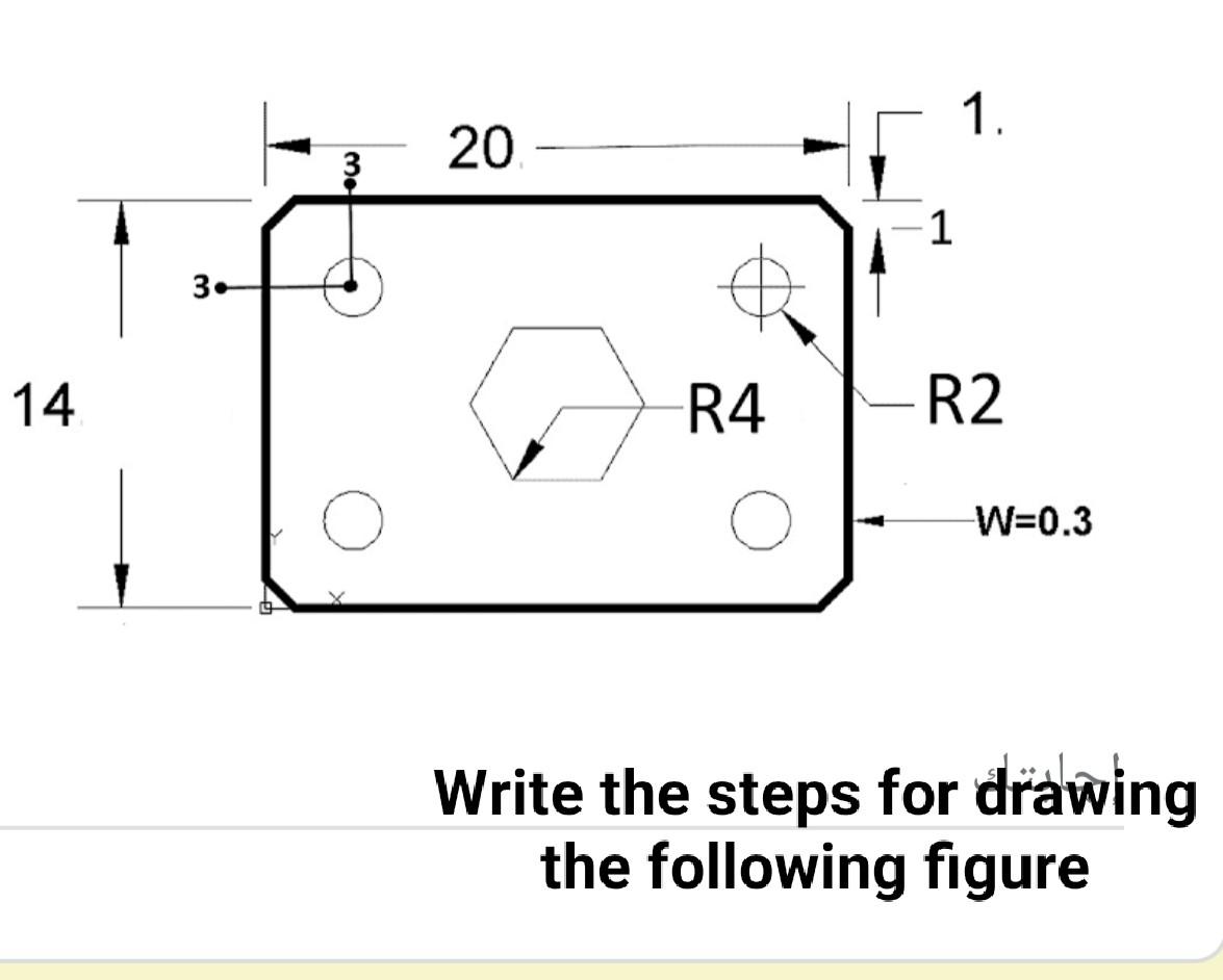 Solved 14 Į 3. 20 R4 1 1. - R2 -W=0.3 Write the steps for | Chegg.com